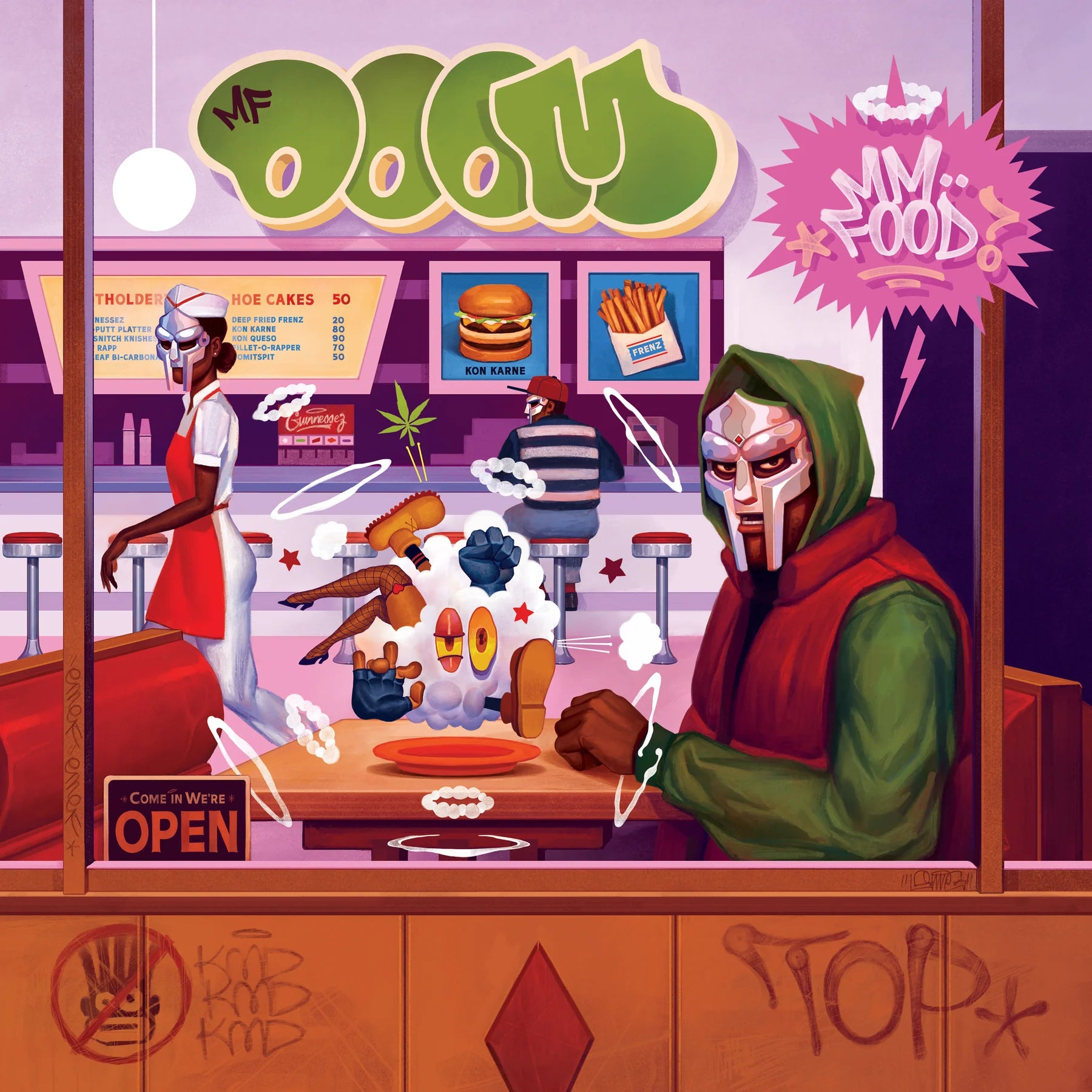 MF Doom - Mmmm....Food (20th Anniversary Sweet Tart Vinyl) – Flip Side Music and More
